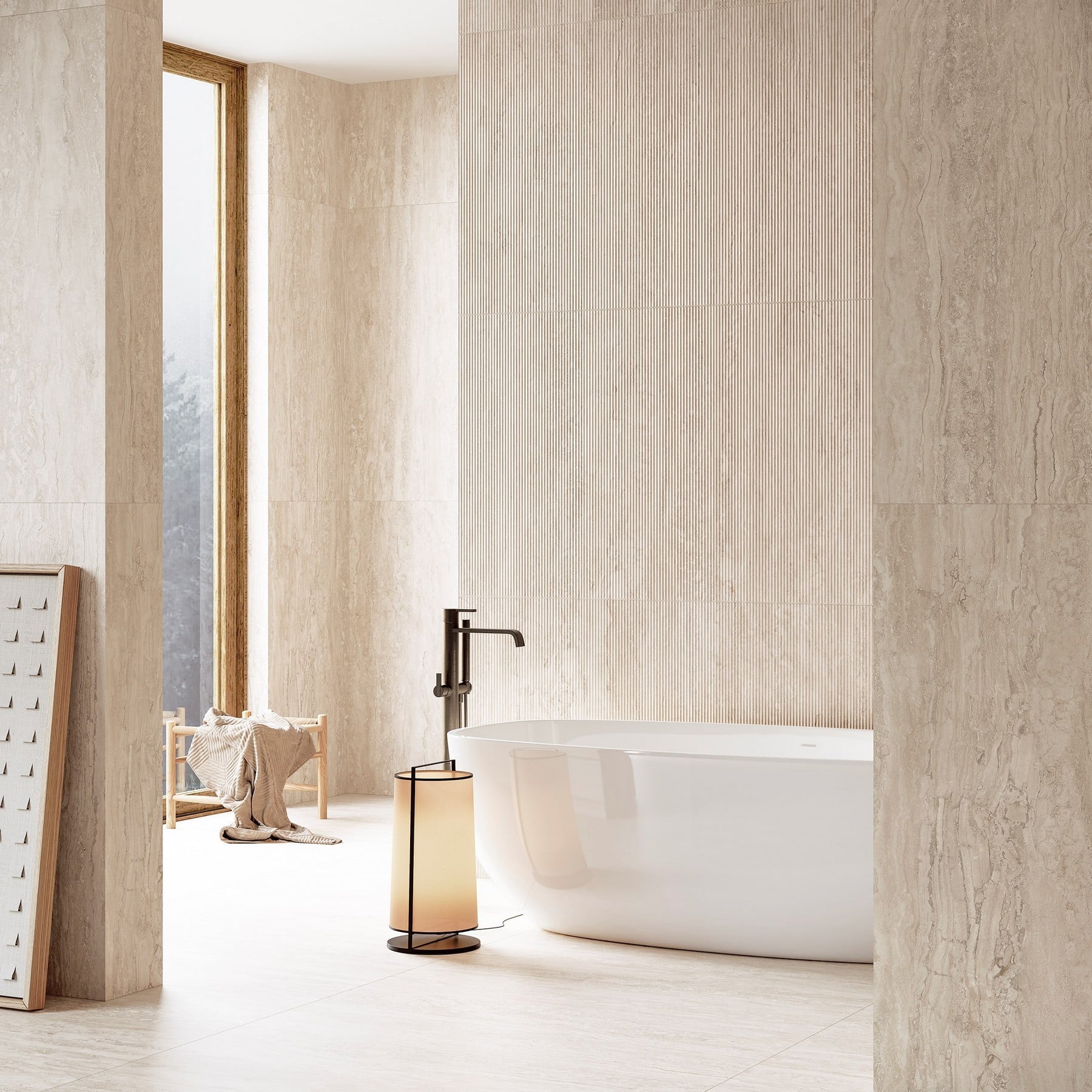 Fluted | Ivory | Matte - Tile Depot NY